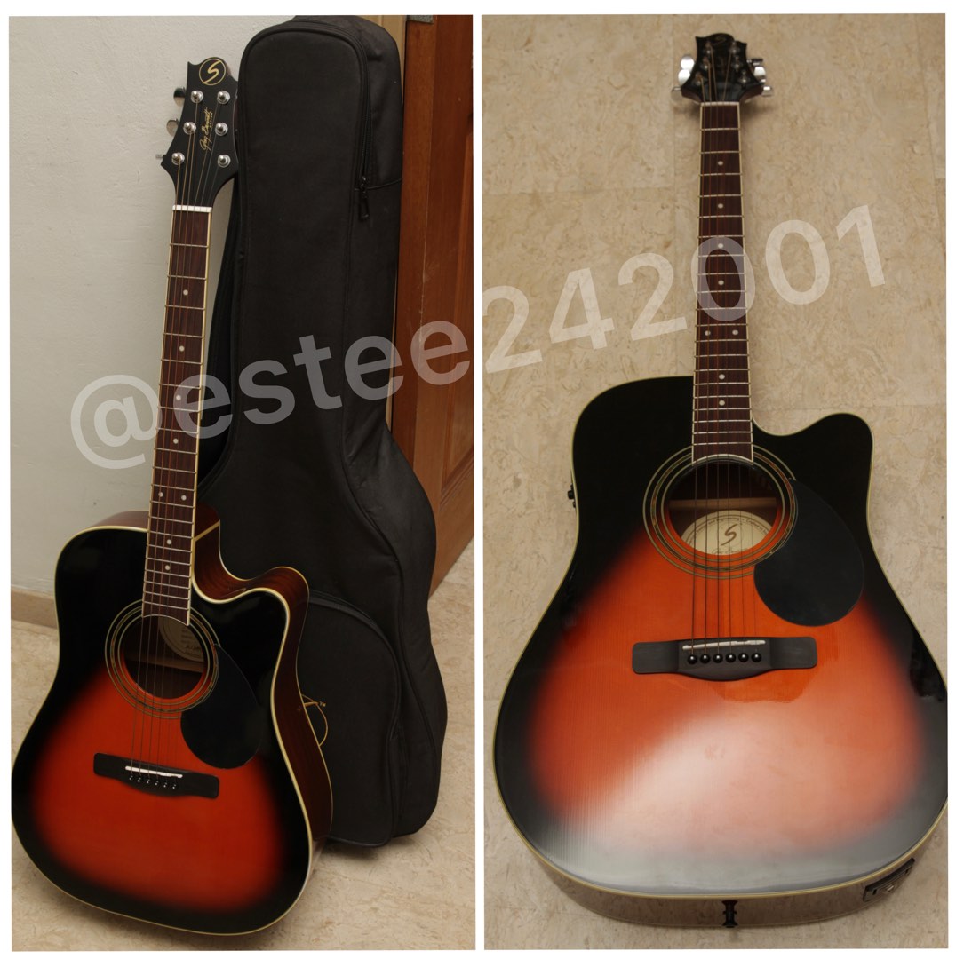 Greg Bennett Acoustic Guitar, Hobbies & Toys, Music & Media, Musical ...