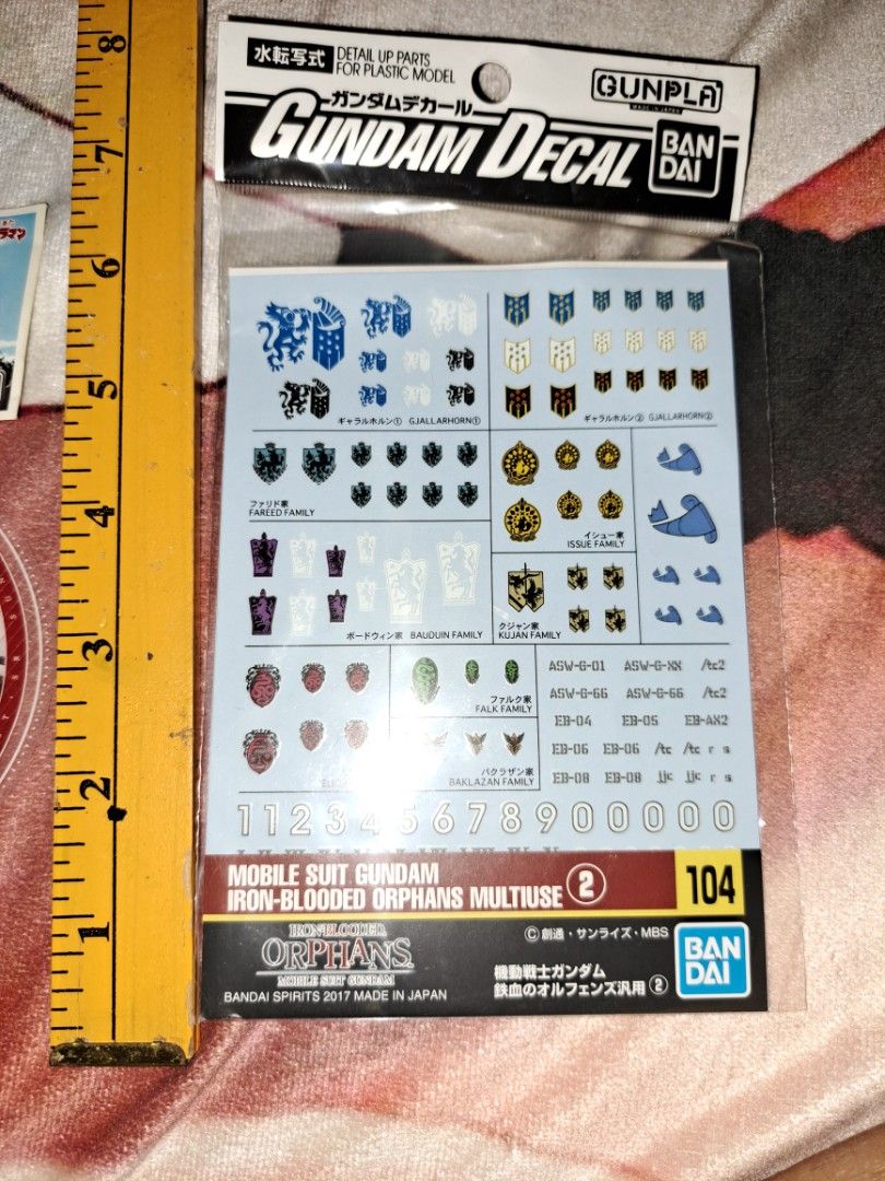 Gundam Coaster Decals Set on Carousell