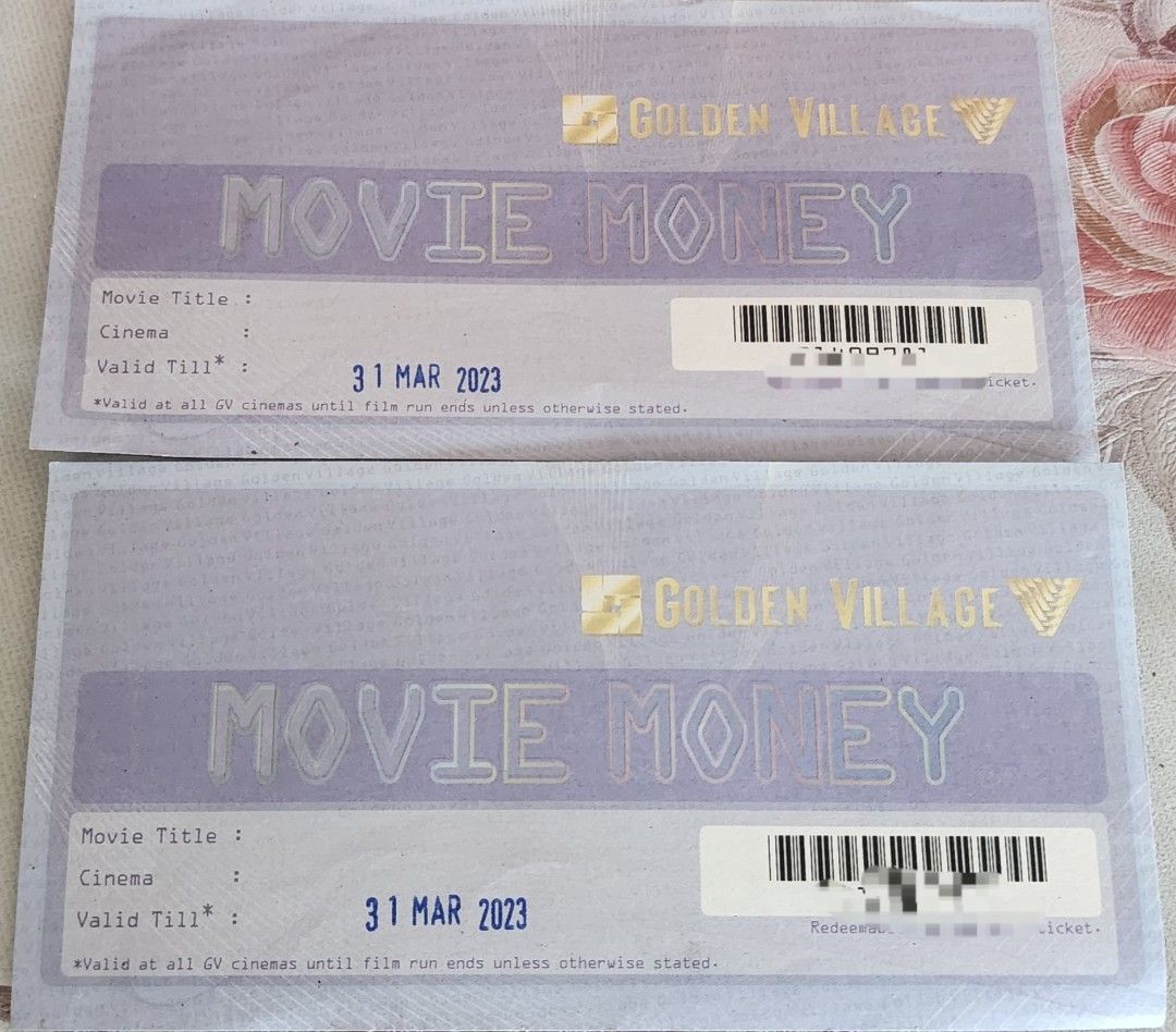 GV Movie Ticket (Everyday), Tickets & Vouchers, Vouchers on Carousell