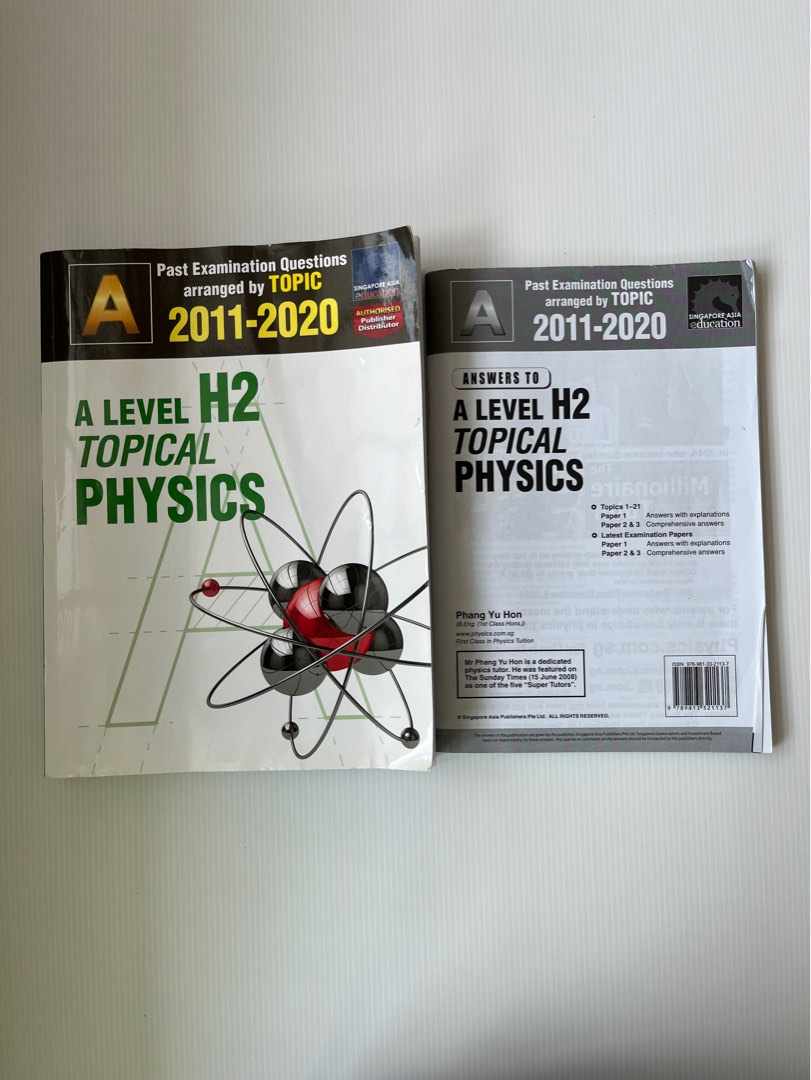 A Levels H2 Physics Topical TYS 2011-2020 (with answers), Hobbies ...