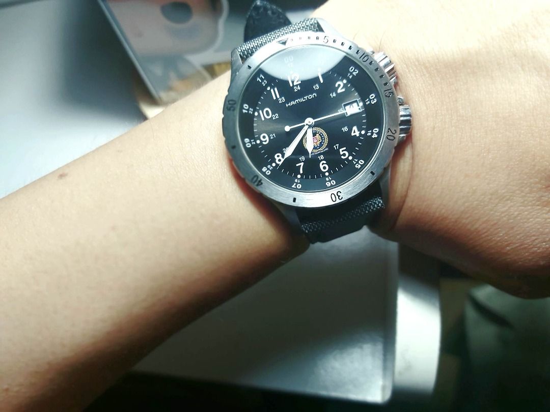 Hamilton RSAF-issued (Royal Singapore Air Force) quartz pilot watch ...