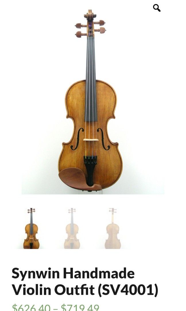 Handmade 1/2 volin Synwin 2020, Hobbies & Toys, Music & Media, Musical ...
