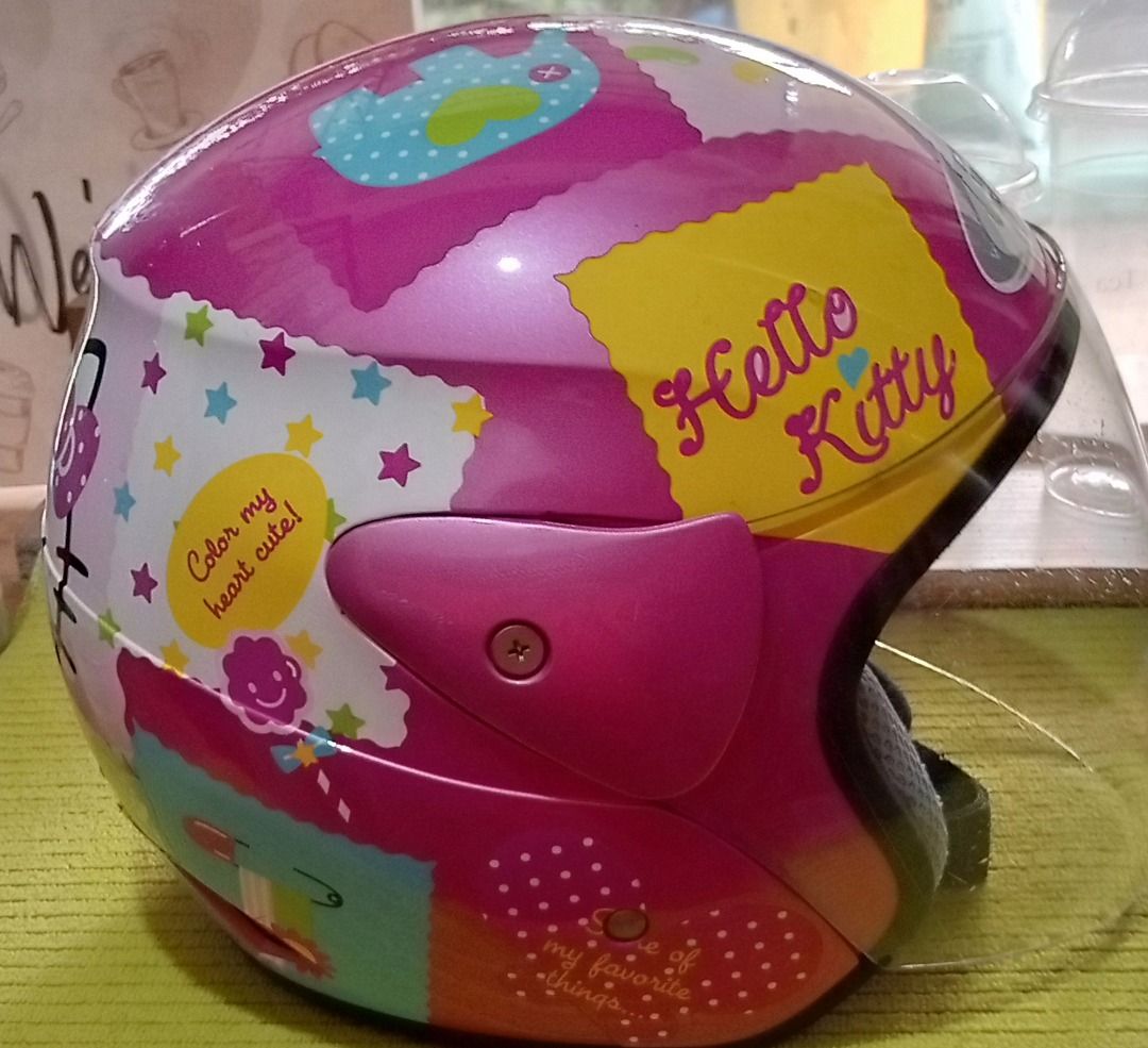 HELLO KITTY HELMET ( ORIGINAL ), Motorbikes, Motorbike Parts ...