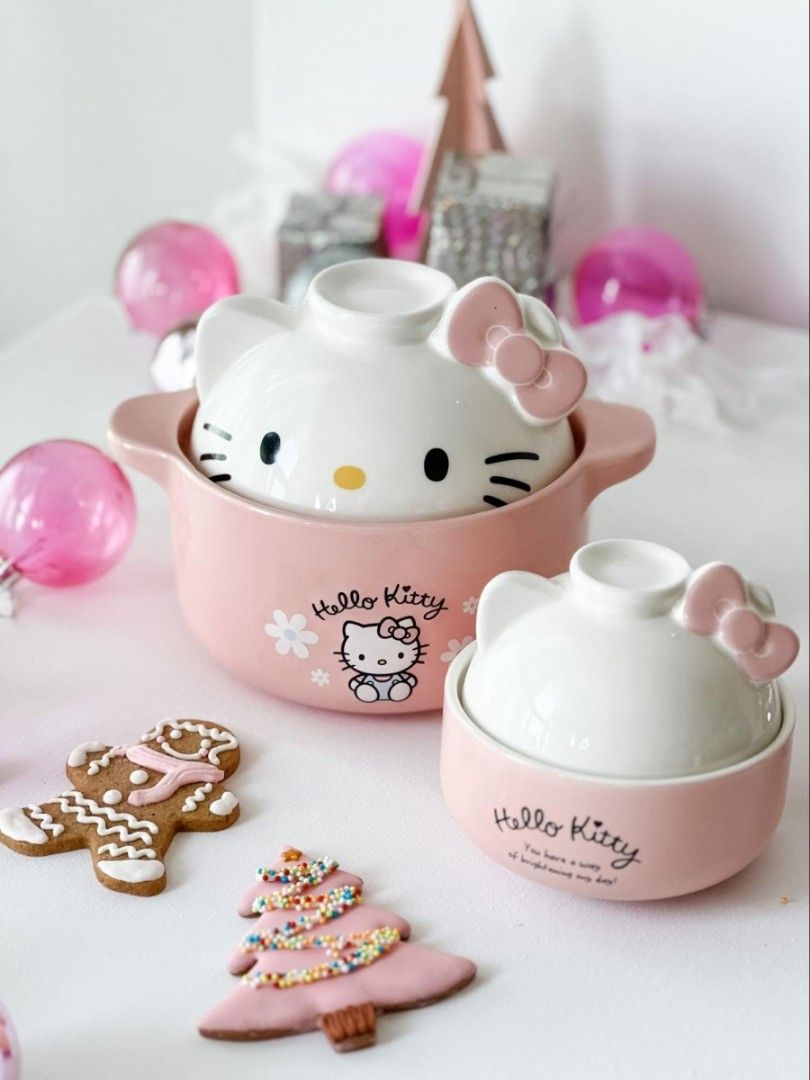 Hello Kitty Steam Pot & Bowl, Furniture & Home Living, Kitchenware ...
