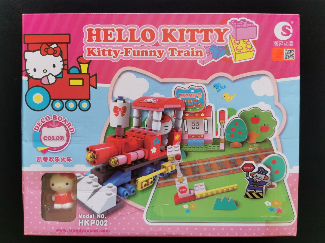 Hello Kitty Train DIY Lego style on Carousell