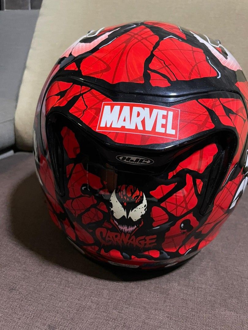HJC RPHA11 Carnage, Motorcycles, Motorcycle Apparel on Carousell