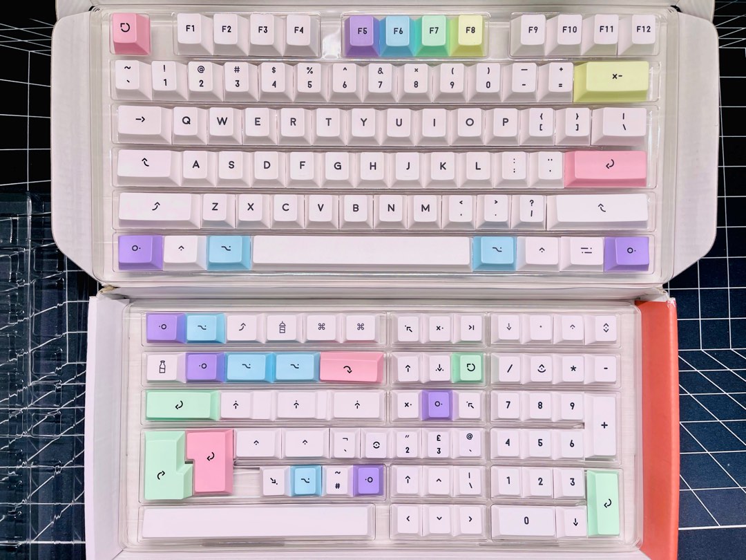 HK Gaming Milkshake PBT Keycaps, Computers & Tech, Parts & Accessories ...