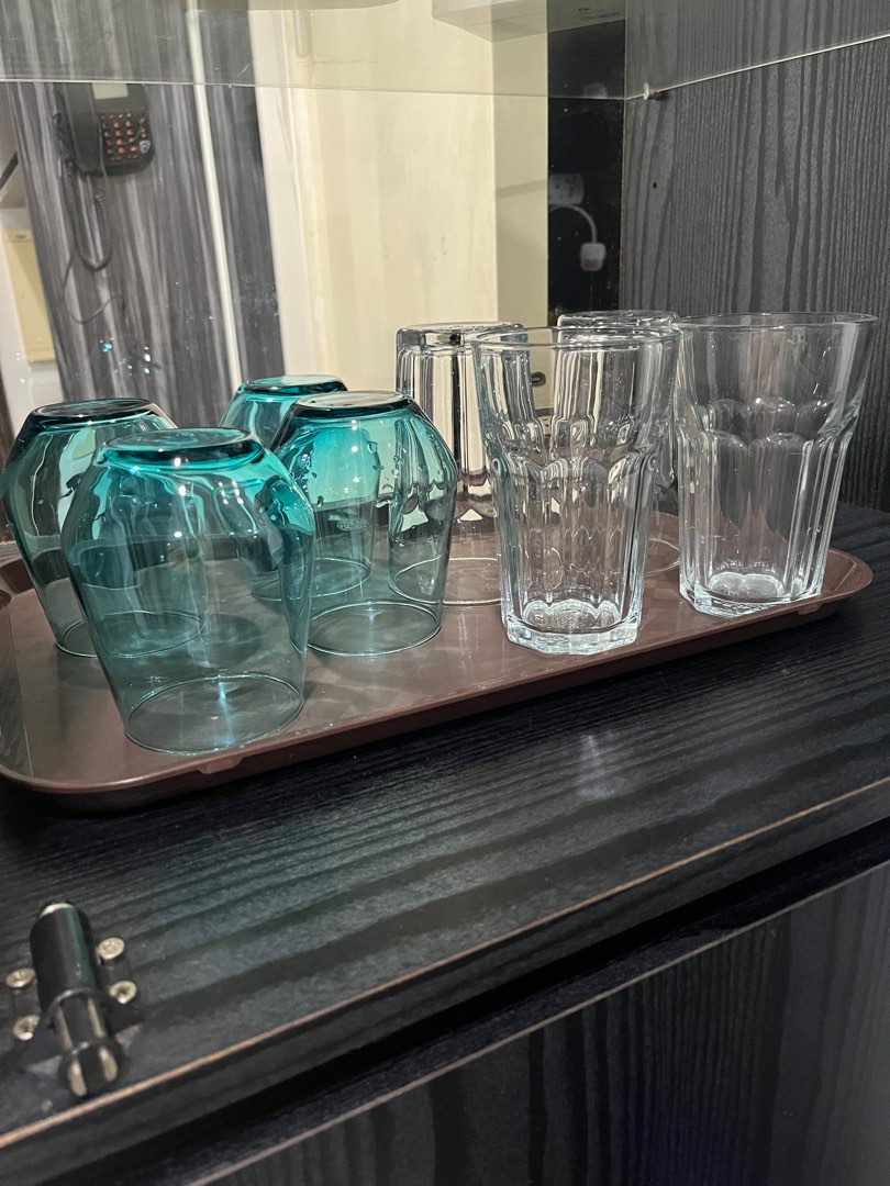 IKEA glass cups, Furniture & Home Living, Kitchenware & Tableware ...