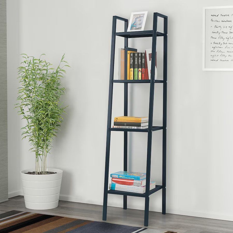 Ikea Lerberg Shelf Unit (Dark Grey), Furniture & Home Living, Furniture ...