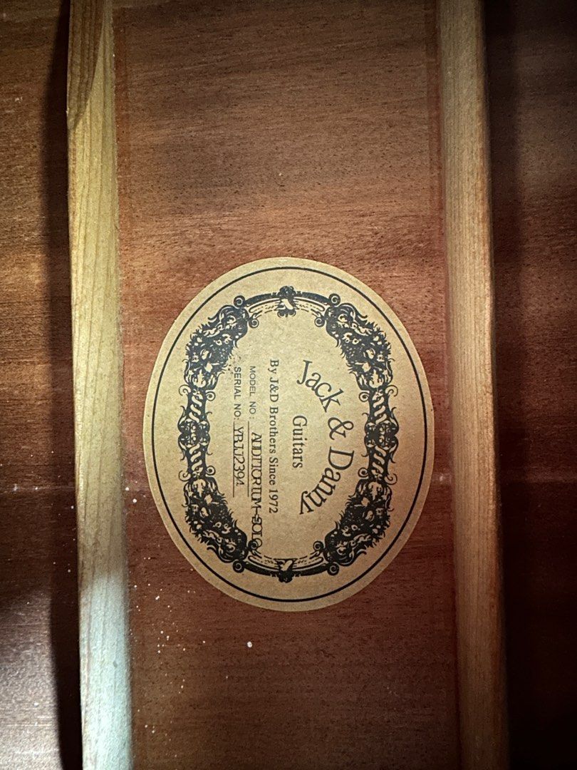 Jack and Danny Acoustic Guitar (auditorium solo), Hobbies & Toys, Music ...