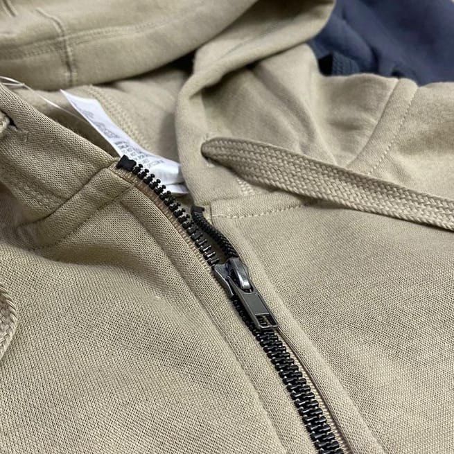 Jacket hoodie Anko full zipper lengan panjang, Fesyen Pria, Pakaian ...