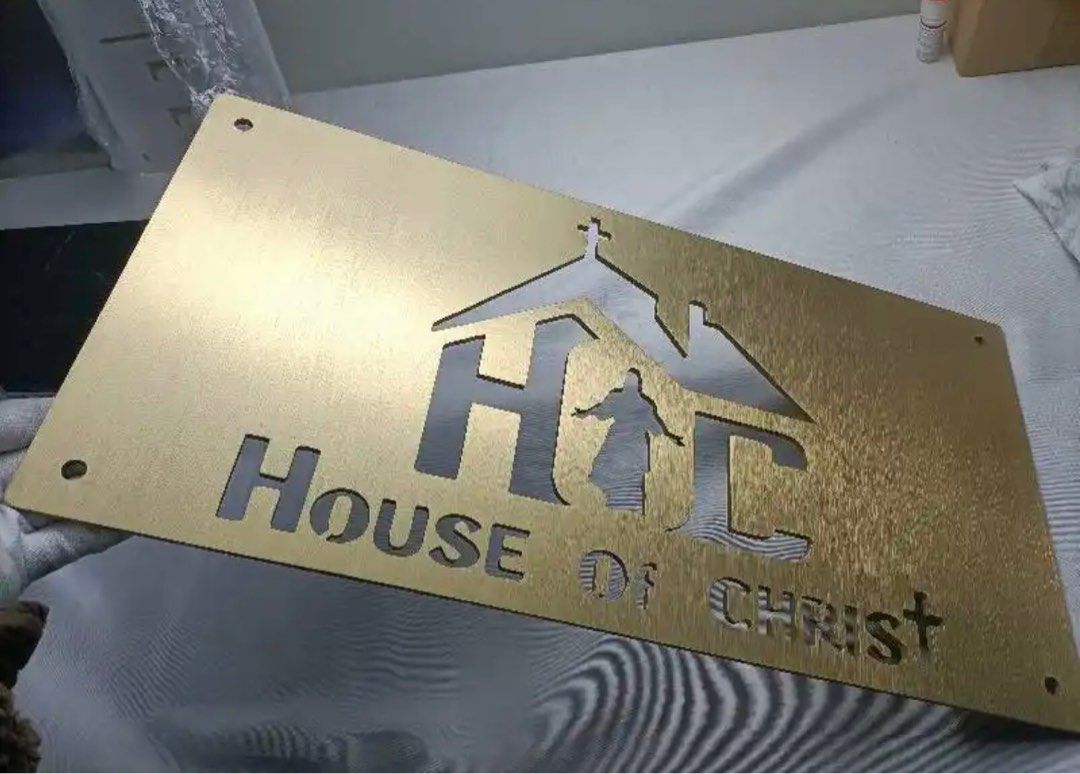 Jesus home Sign plate Stainless steel, Hobbies & Toys, Memorabilia ...