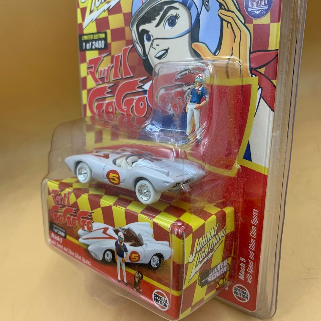 Johnny Lightning (CHASE Version) 1/64 Scale Speed Racer Mach 5 with ...