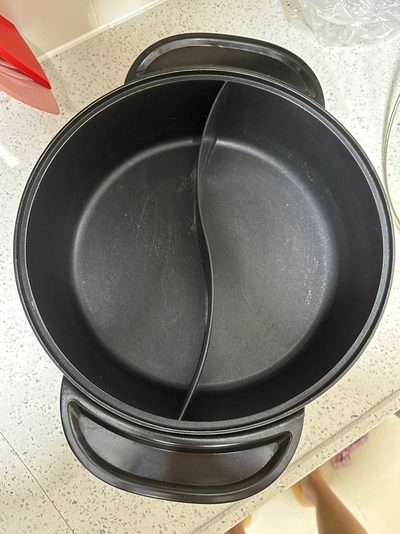 Joyoung 5.0L Dual Steamboat Pot Yuan Yang Non-stick Electric Hot Pot ...