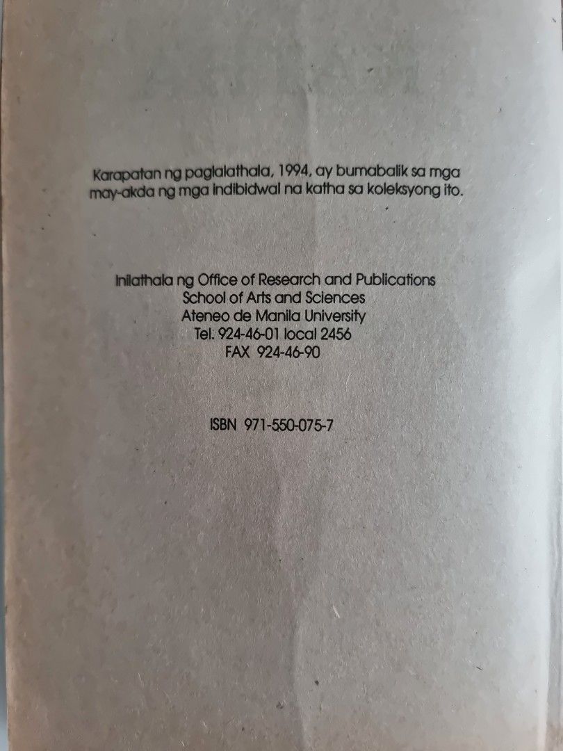 KATHA by Soledad Reyes (First Edition) on Carousell