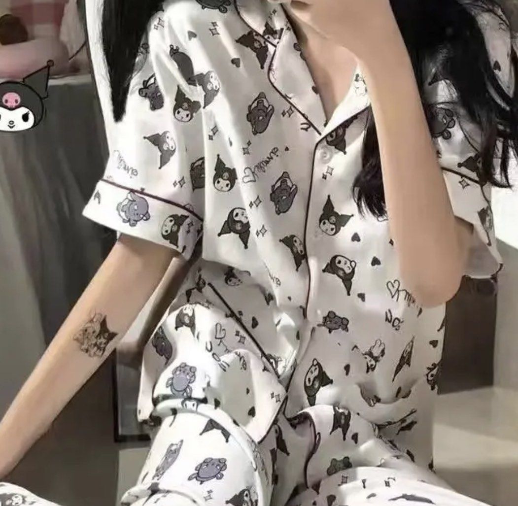 Kuromi Pajama Set (Top & Bottom) XL, Women's Fashion, Dresses & Sets ... Kuromi Pajama Set (Top & Bottom) XL, Women's Fashion, Dresses & Sets ...