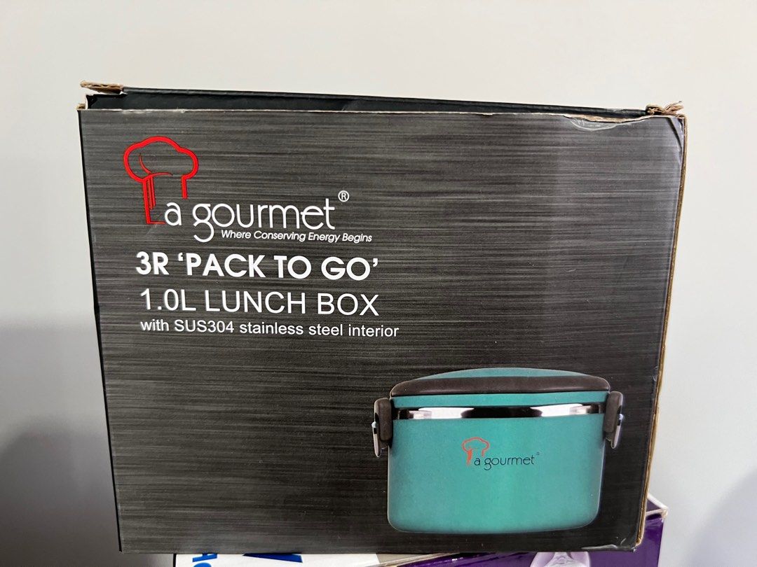 La Gourmet 3R Pack to Go 1L Lunch Box, Furniture & Home Living ...