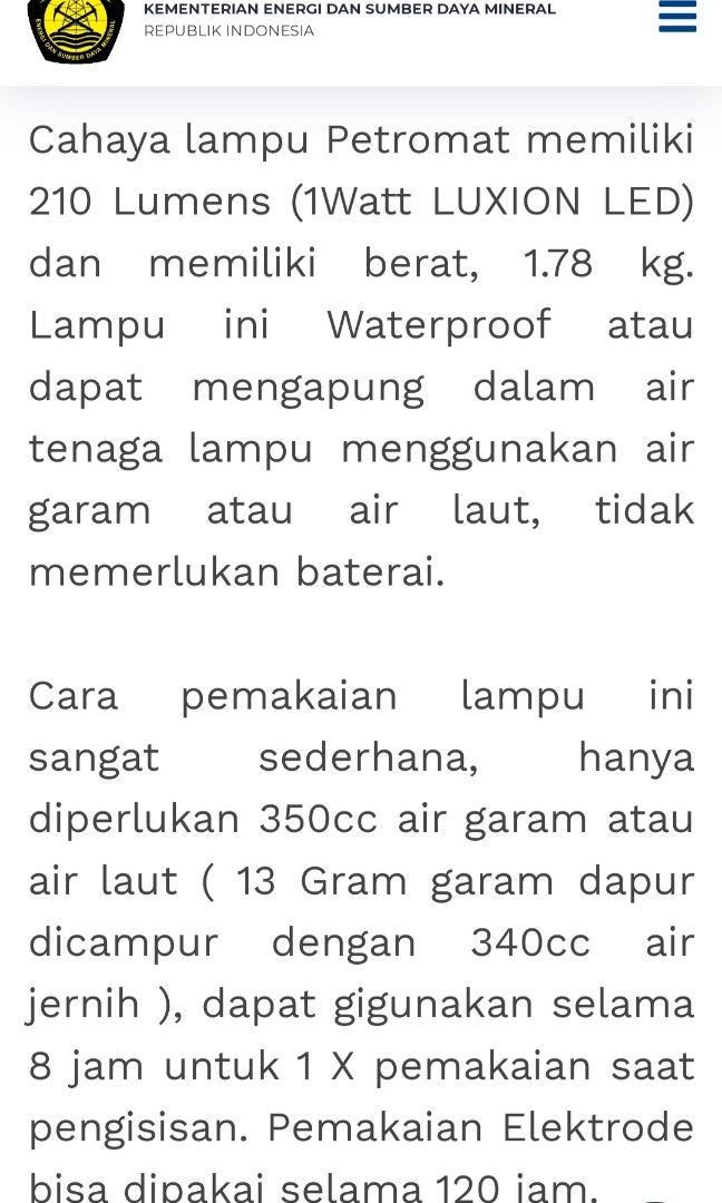 Lampu petromat, Elektronik, Lainnya di Carousell