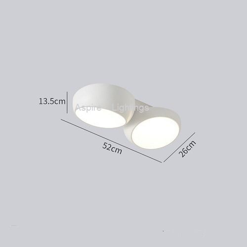LED Twin Ceiling Light Lightings, Furniture & Home Living, Lighting ...