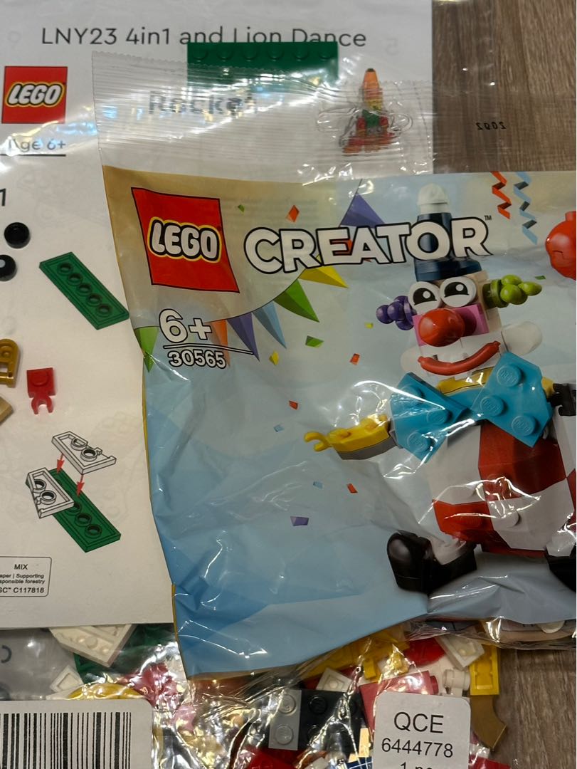 LEGO - 30565 and LNY23 4in1, 興趣及遊戲, 玩具 & 遊戲類 - Carousell