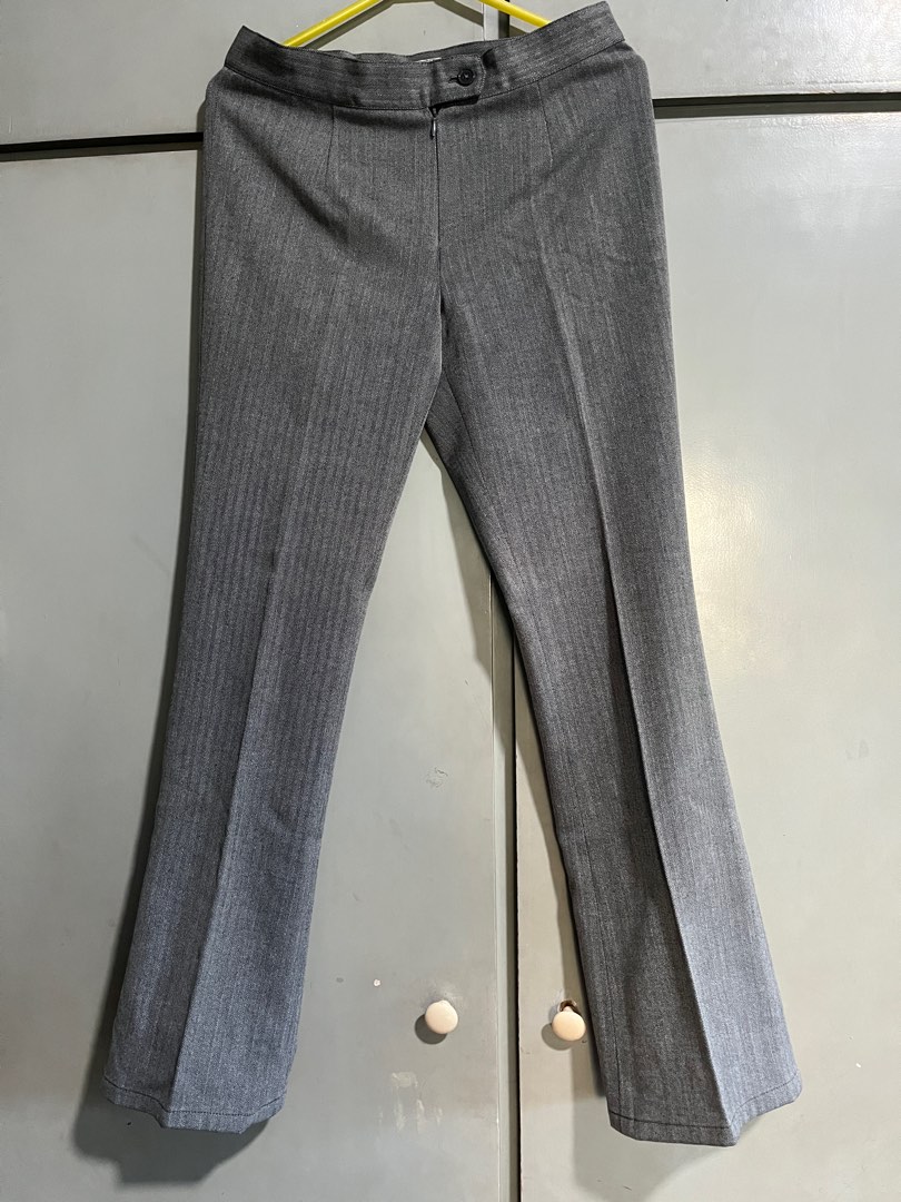 Light grey slacks/office pants/ sale on Carousell