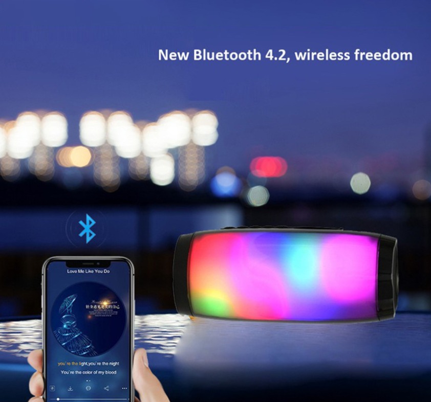 (LIMITED SET) BOOMBOX LED Portable Speaker Column Wireless Bluetooth ...