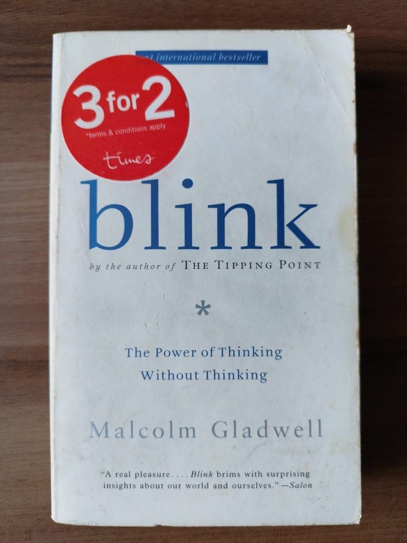 Malcolm Gladwell - Blink, Hobbies & Toys, Books & Magazines, Fiction ...