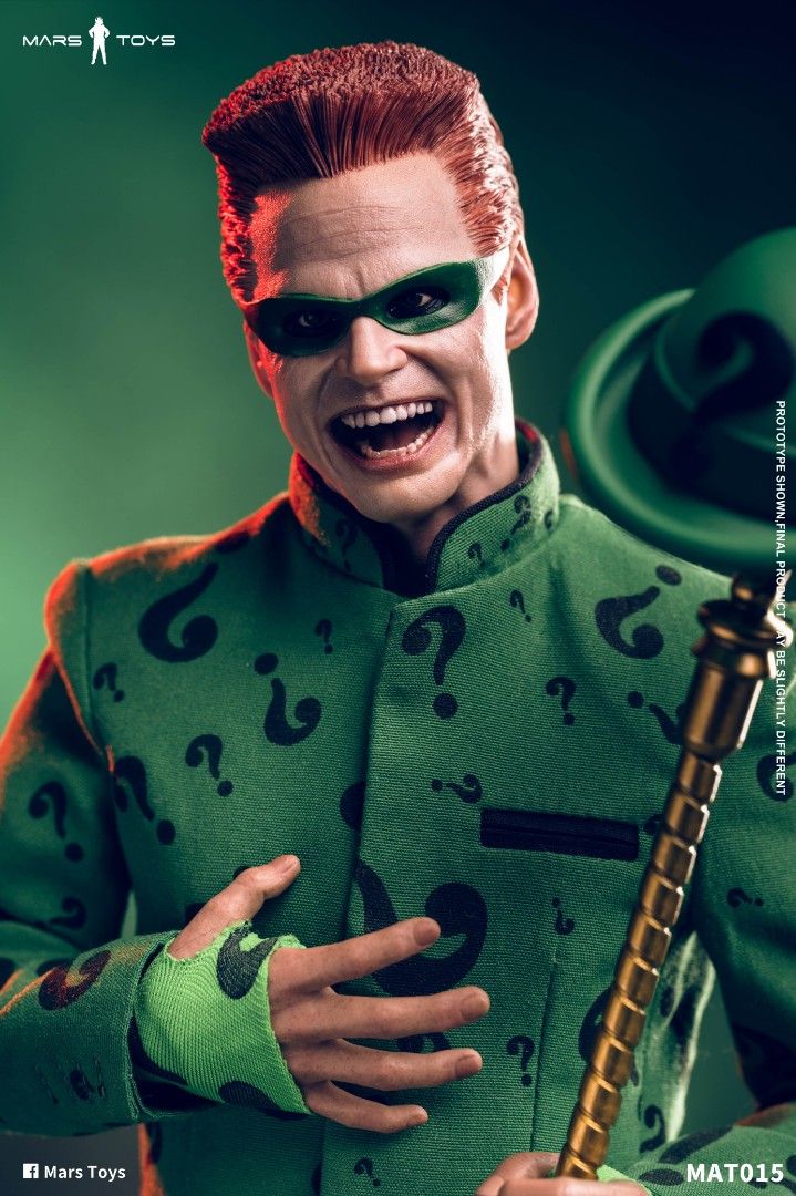 Mars Toys MAT015 1/6 Scale KING OF ENIGMA Riddler, Hobbies & Toys, Toys ...