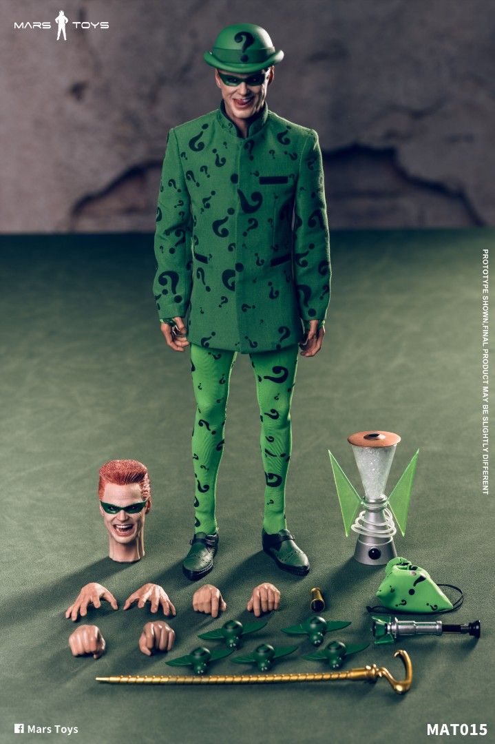 Mars Toys MAT015 1/6 Scale KING OF ENIGMA Riddler, Hobbies & Toys, Toys ...