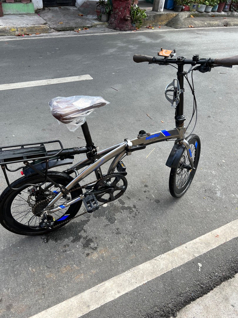 Maru Folding Bike Alloy on Carousell