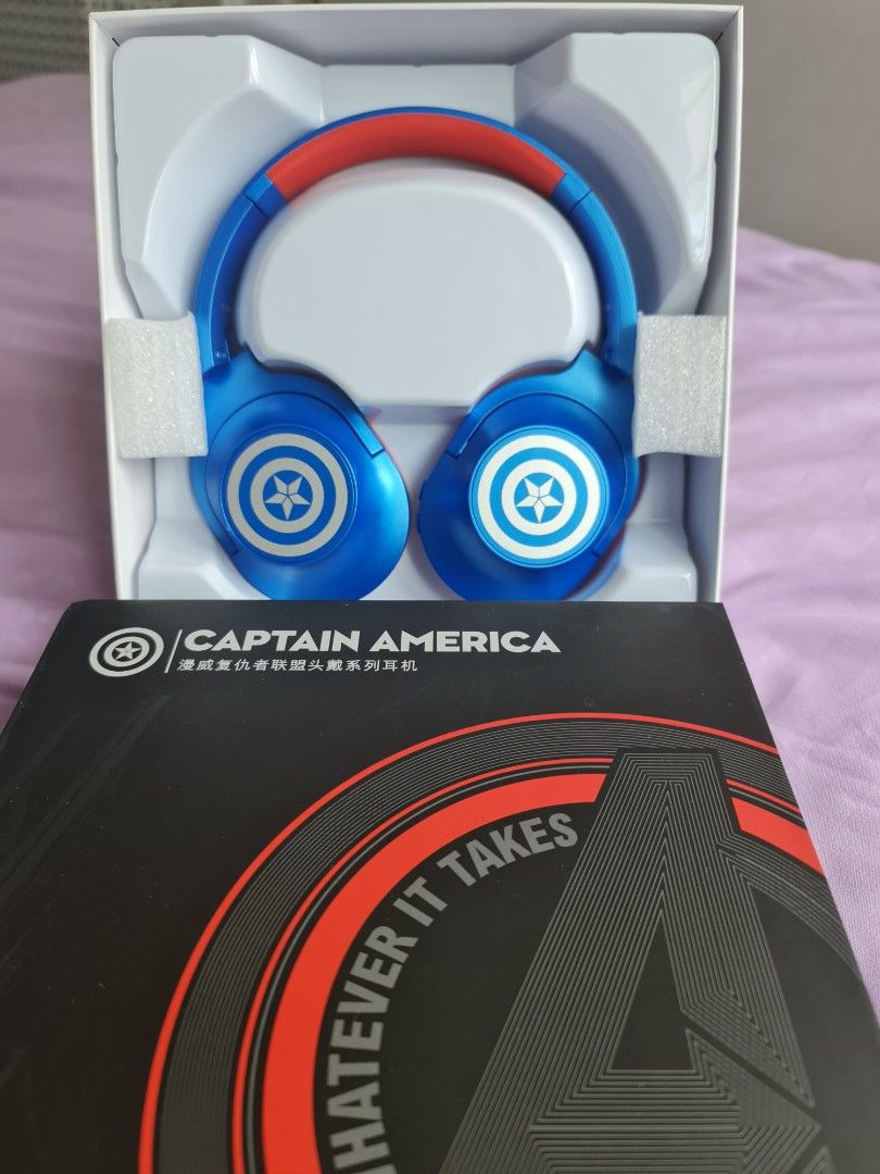 Marvel Avengers Wired/Bluetooth Headphone (Captain America), Audio ...