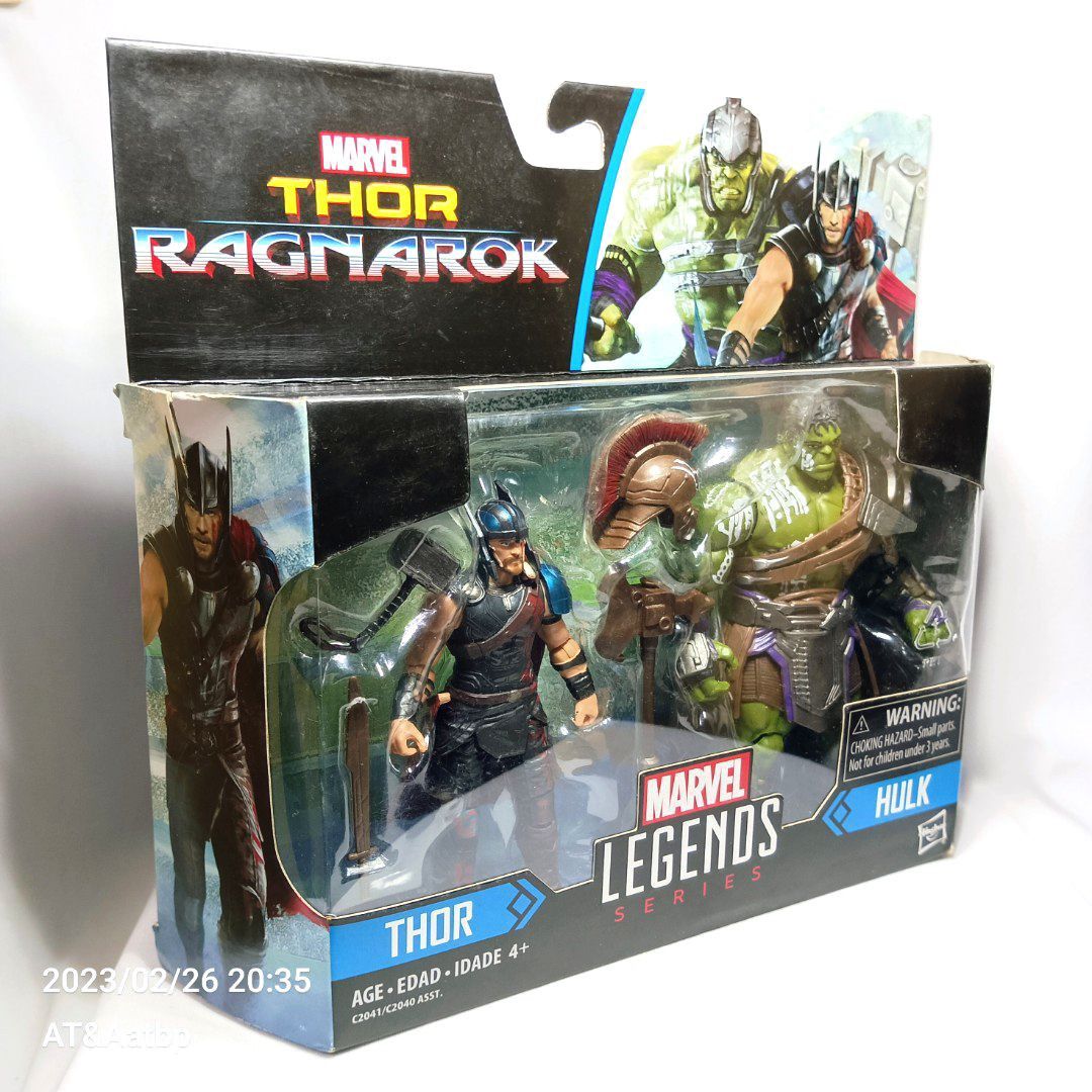 Marvel Legends Series Thor: Ragnarok 3.75" scale THOR vs HULK action ...