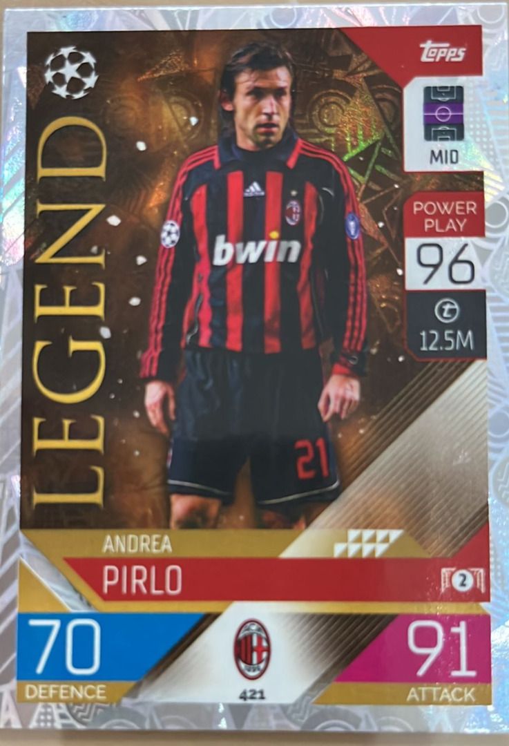 Match Attax 2022/23 - Andrea Pirlo - AC Milan, Hobbies & Toys ...