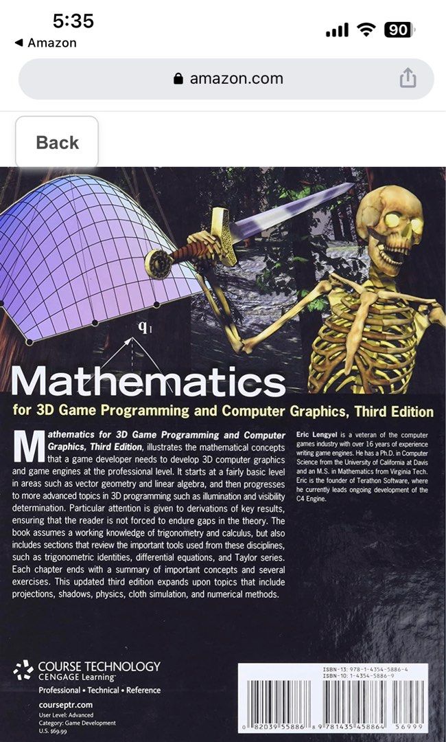 Mathematics For 3d Game Programming And Computer Graphics Hobbies And Toys Books And Magazines