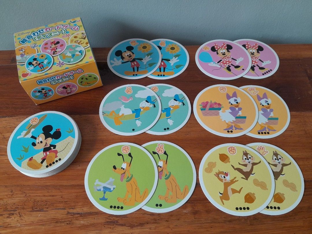 Mickey Mouse Picture Matching Cards on Carousell