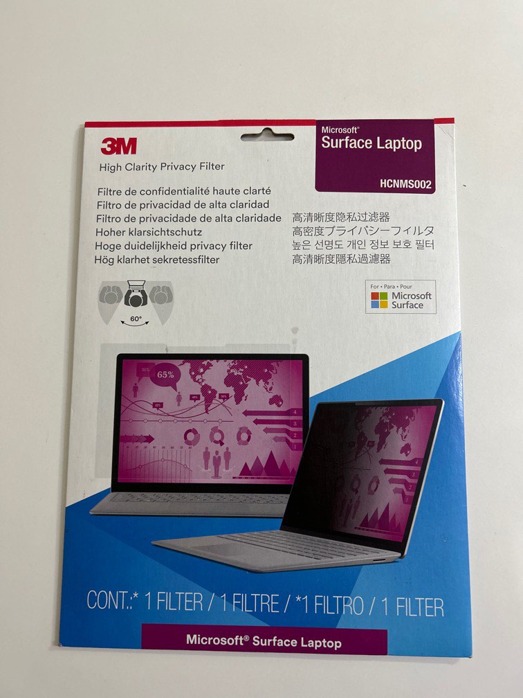 Microsoft Surface 3M Privacy Filter, Computers & Tech, Parts ...