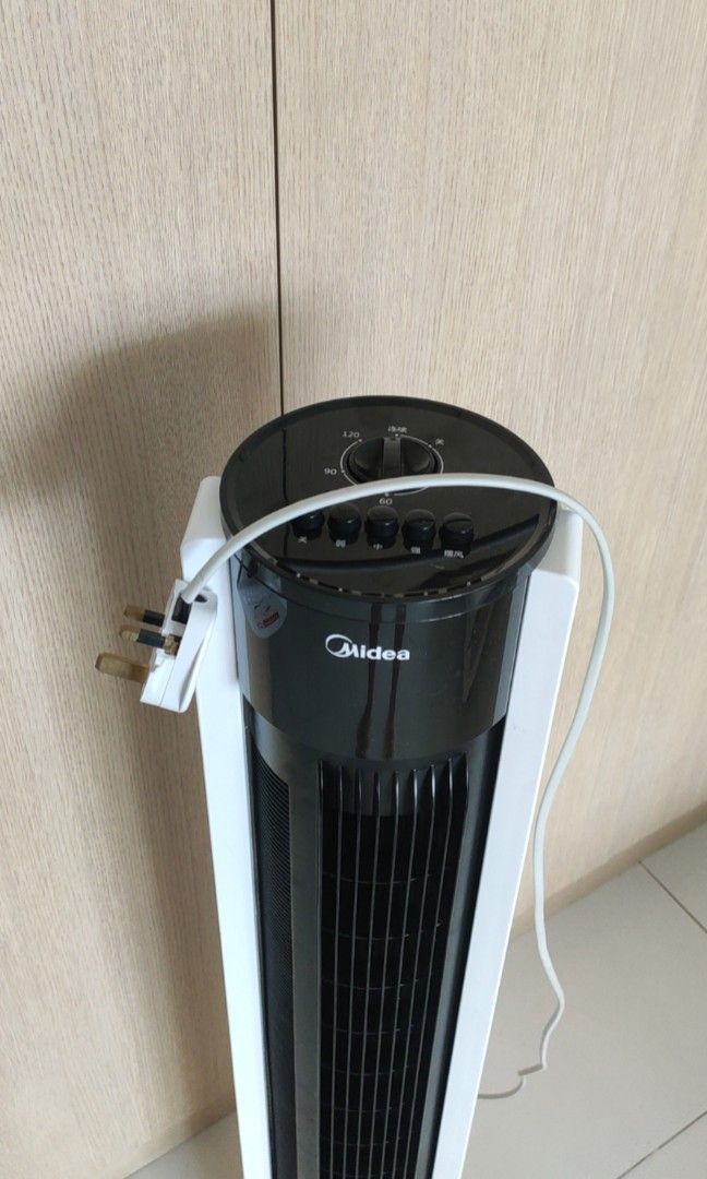 Midea Tower Fan, Furniture & Home Living, Lighting & Fans, Fans on ...