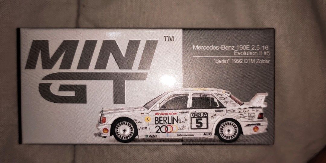 Mini GT 1/64 Mercedes Benz 190E Evo II "Berlin" 1992 DTM Zolder ...