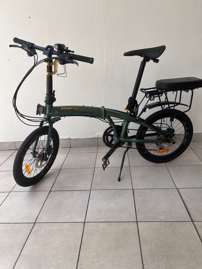 Mobot Camp Gold Foldable Bike, Sports Equipment, Bicycles & Parts ...