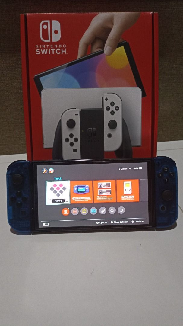 Modded Nintendo Switch OLED 256 GB storage. Full set with box. Trade-in ...
