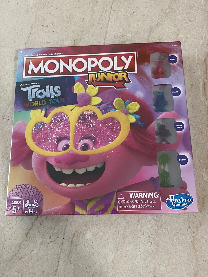 Monopoly - Trolls version - brand new, Hobbies & Toys, Toys & Games on ...
