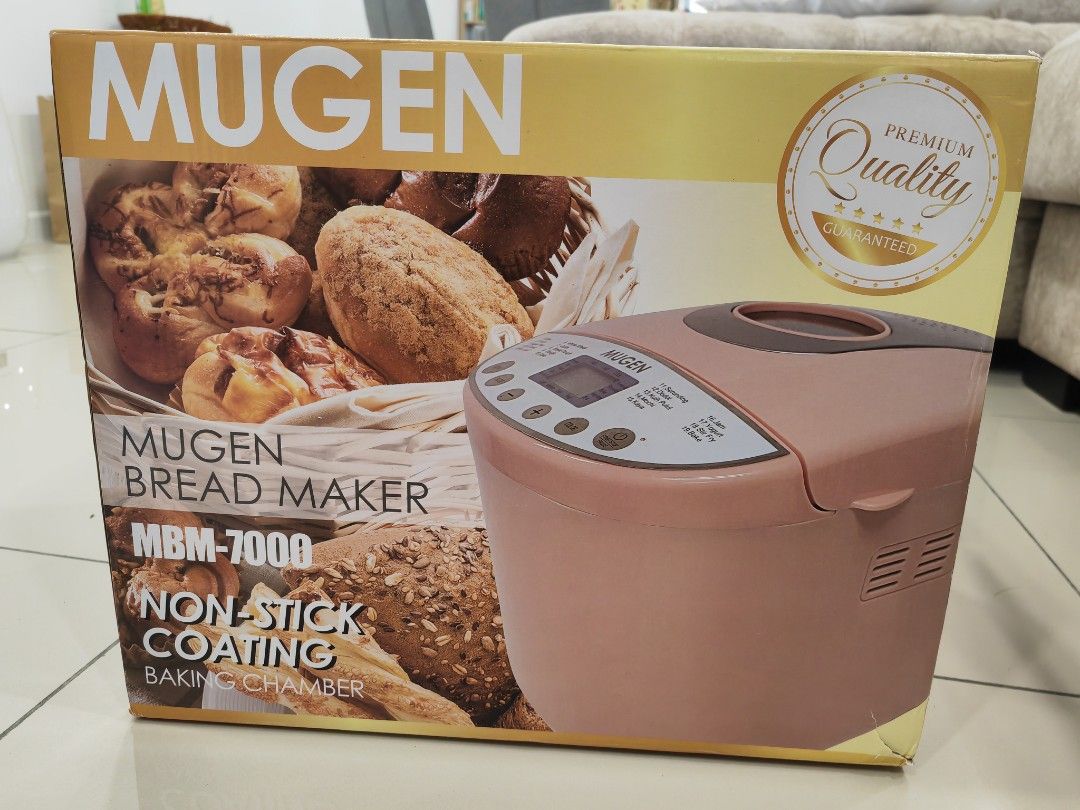 Mugen bread maker MBM -7000, TV & Home Appliances, Kitchen Appliances ...