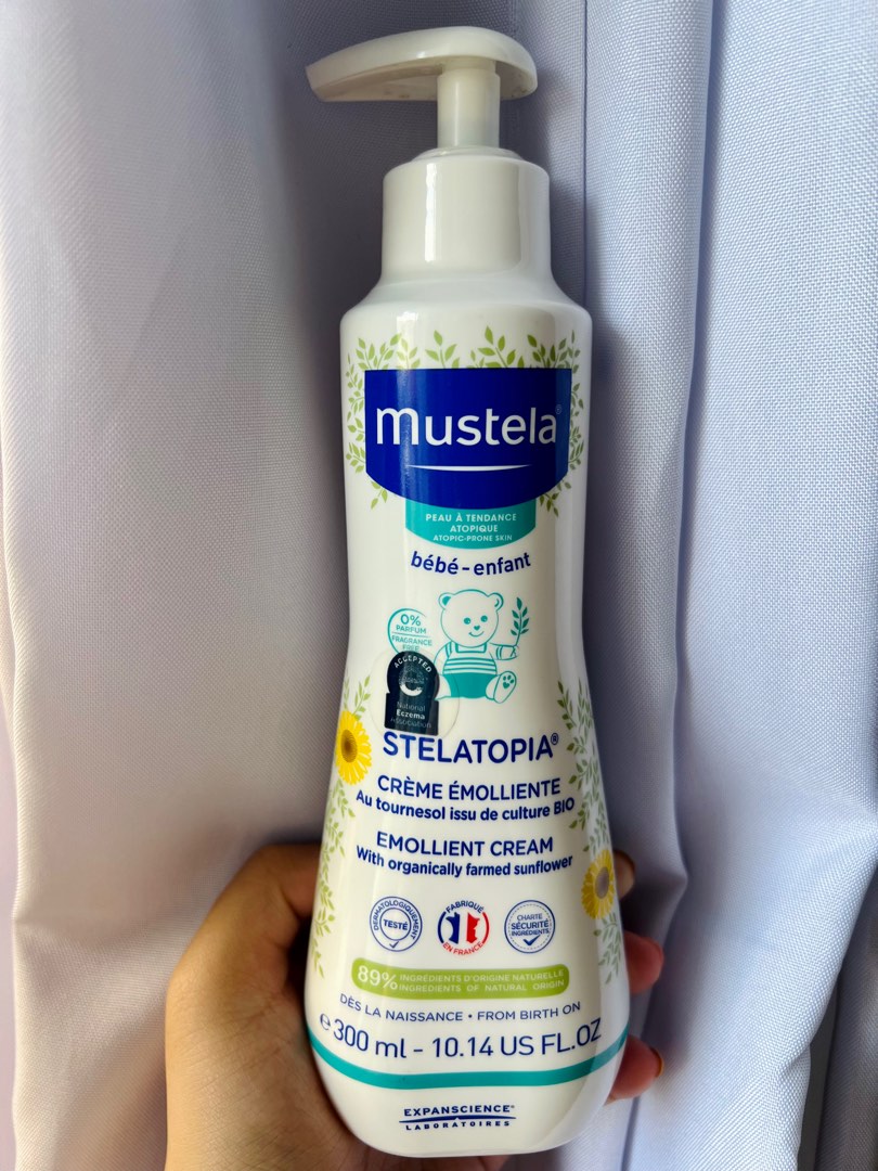 Mustela Stelatopia Emollient Cream, Babies & Kids, Bathing & Changing ...