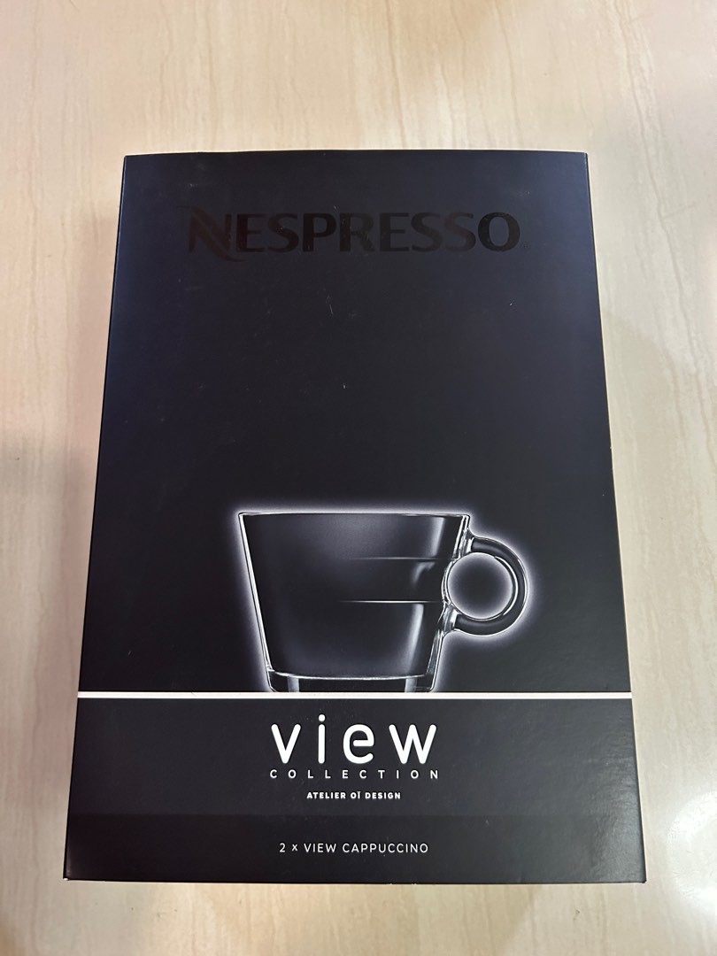 Nespresso view collection. 2x coffee cups and saucer, Furniture & Home ...