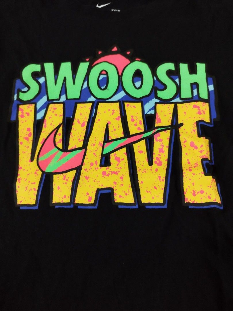 Nike swoosh wave shirt, Men's Fashion, Tops & Sets, Tshirts & Polo ...