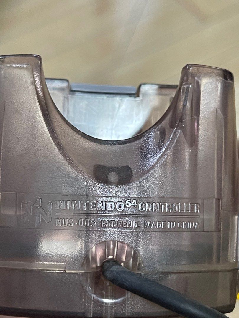 Nintendo 64 NUS-005 Transparent Controller, Video Gaming, Gaming ...