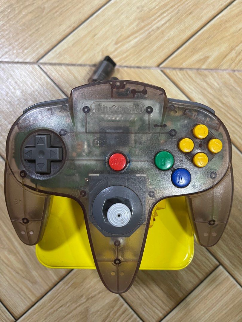 Nintendo 64 NUS-005 Transparent Controller, Video Gaming, Gaming ...