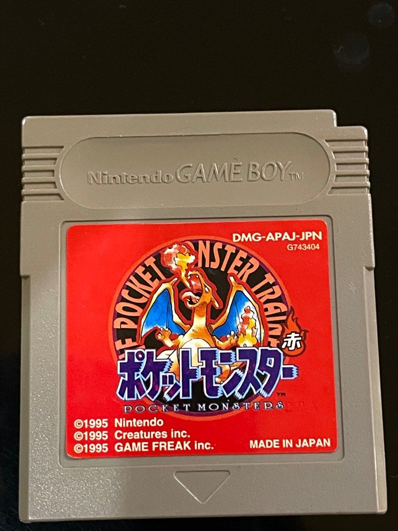 Nintendo Game Boy Pokemon Red Japan Untested, Video Gaming, Video Games ...