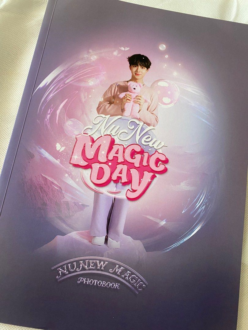 Nunew magic day photobook, 興趣及遊戲, 收藏品及紀念品, 明星周邊 - Carousell