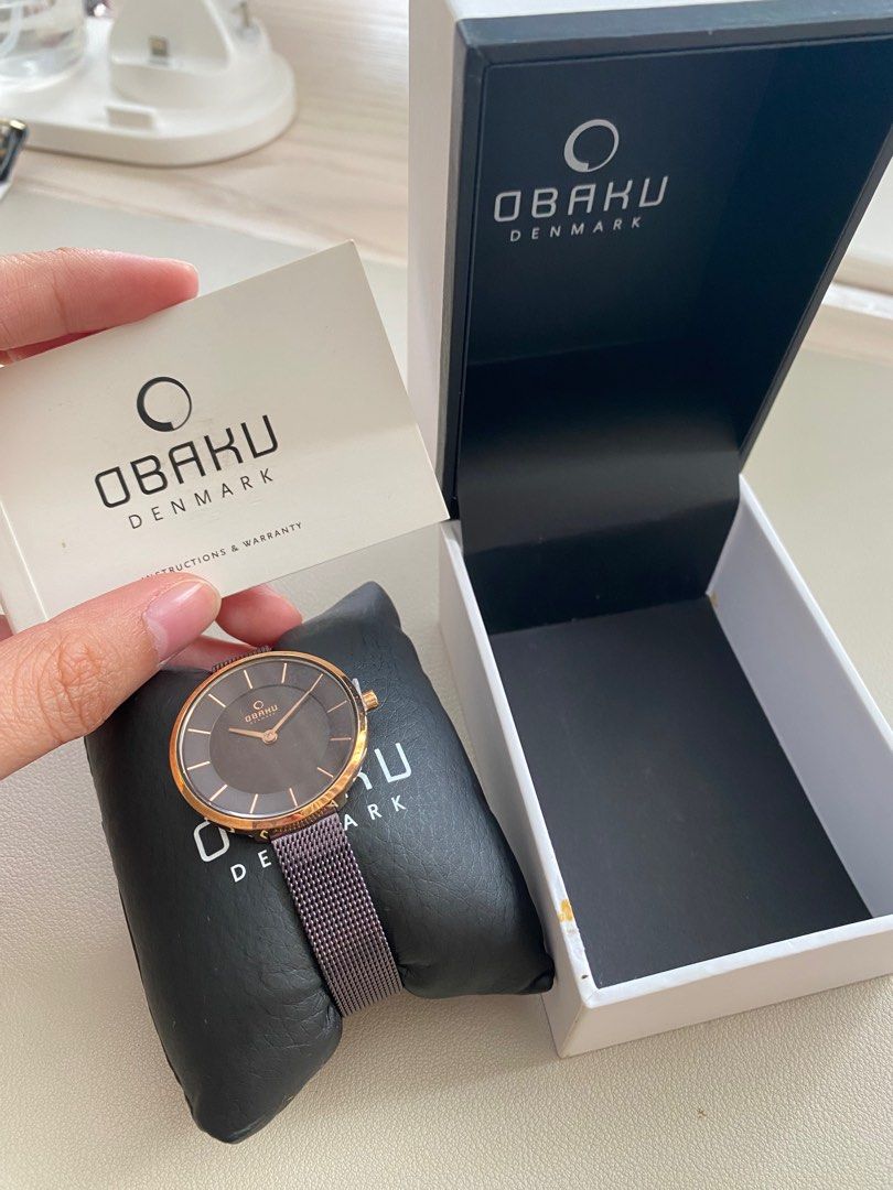 Obaku Watch Denmark Merian in Walnut on Carousell